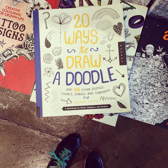 In The Spotlight - 20 Ways To Draw a Doodle - Rachael Taylor Designs