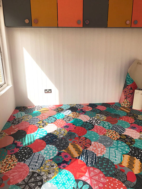 Bespoke Floor Vinyl Fitting - Rachael Taylor Designs