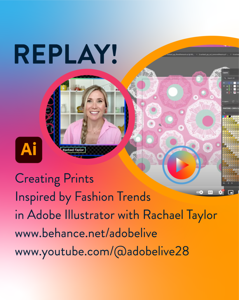 Creating Prints Inspired by Fashion Trends in Adobe Illustrator ...