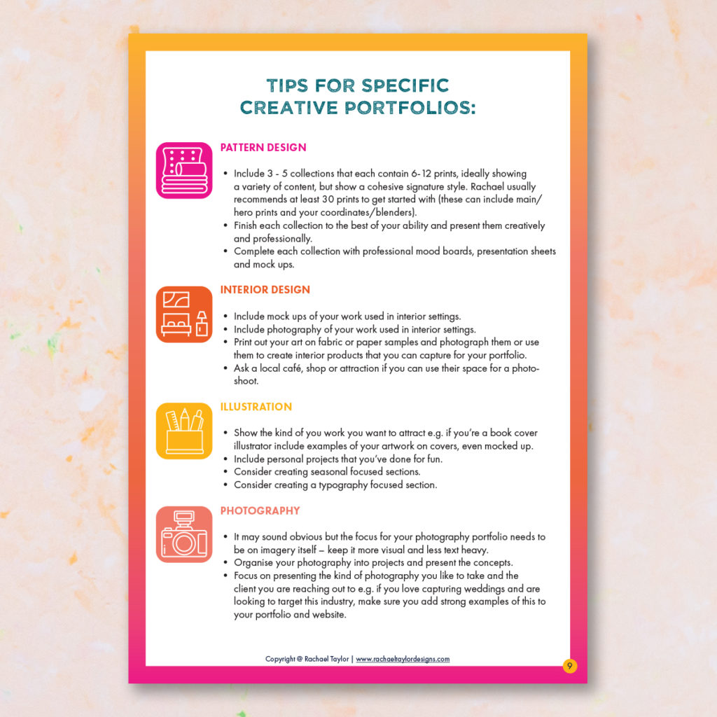 How To Build a Digital Design Portfolio Ebook - Rachael Taylor Designs